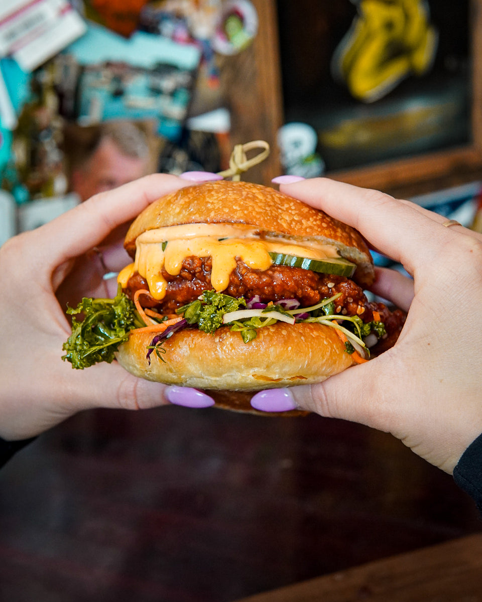 Korean Fried Chicken Sando (September CSOTM) – Leopold's Tavern